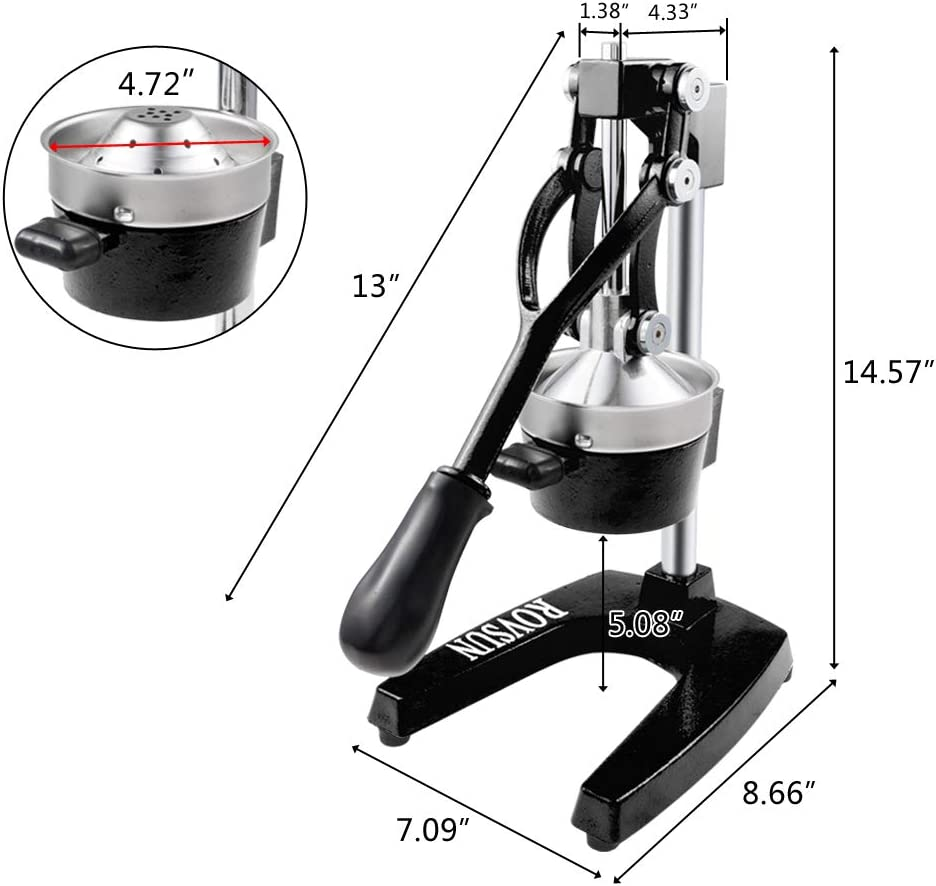 Professional Citrus Juicer Lemon Squeezer, Commercial Grade Manual ...