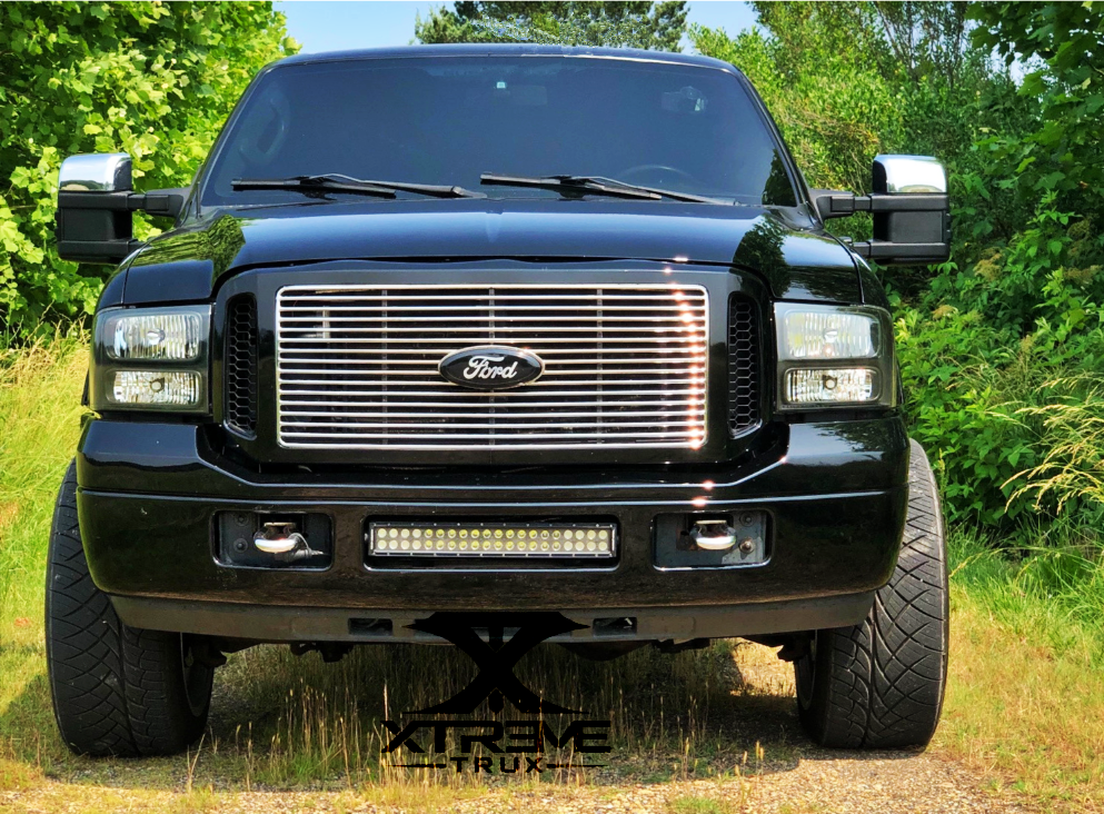 05-07 Ford F250 F350 Super Duty Black Chrome Harley Davidson Billet ...
