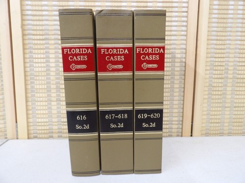 3 Florida Case 2D Series Law Books in Sequential Order (616-620) | eBay