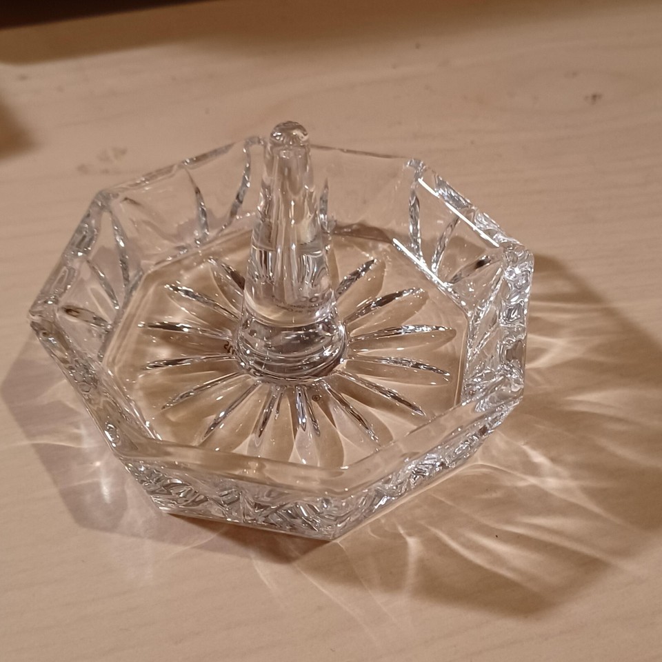 Studio Crystal by Godinger Octagon Ring Holder | eBay