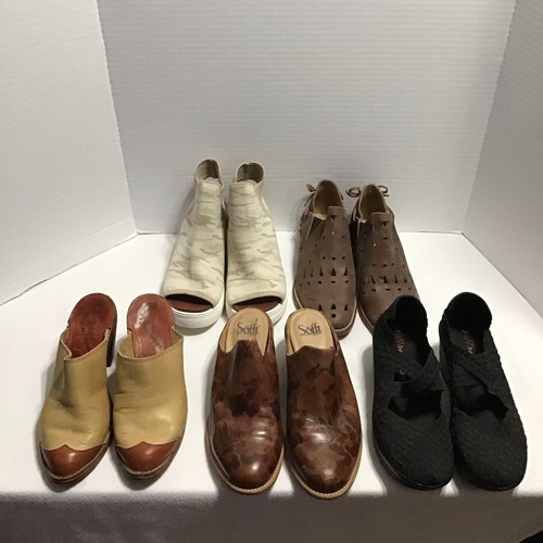 Wholesale Lot/Bundle Reseller Of 5 Pair Of Business/Casual Mules Wedges ...