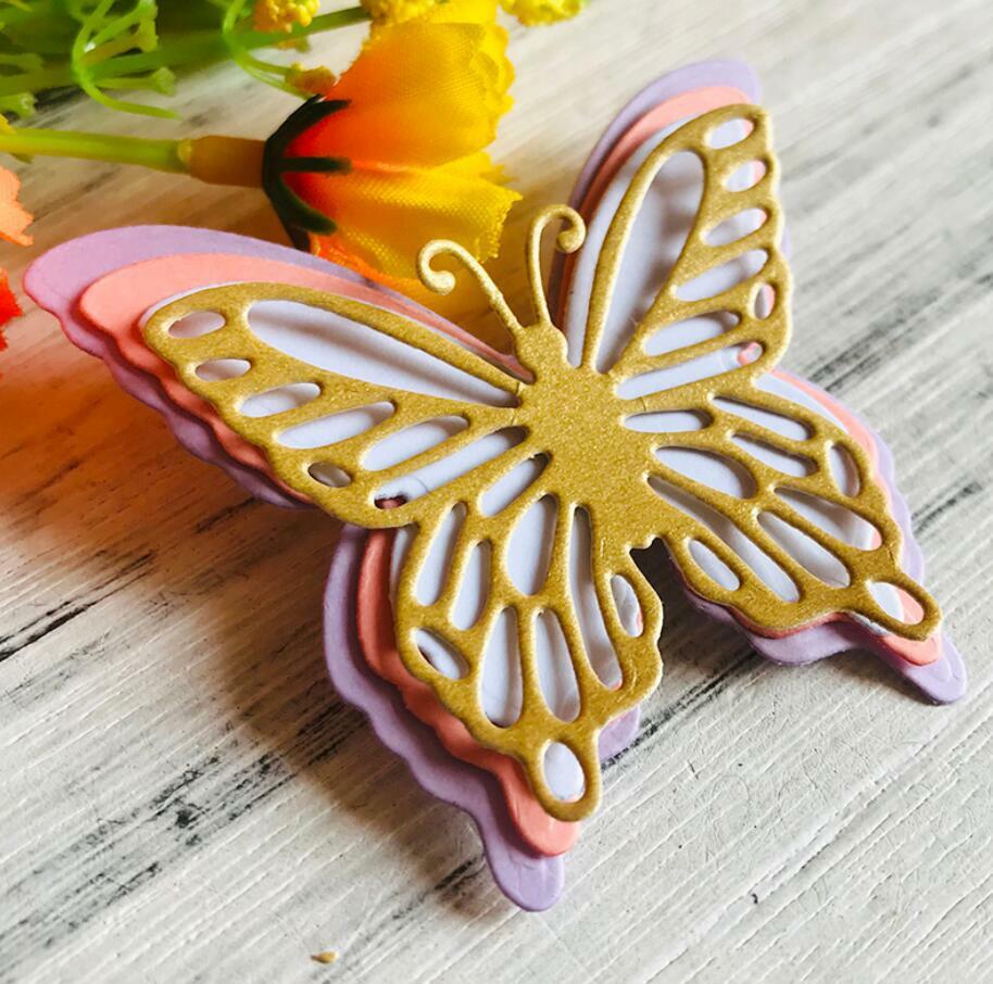 Metal Cutting Dies Butterfly Scrapbooking Embossing Paper Card Crafts ...