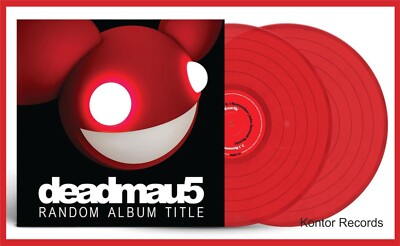 Deadmau5 "random album title" limited red Vinyl 2LP NEU Album Reissue ...
