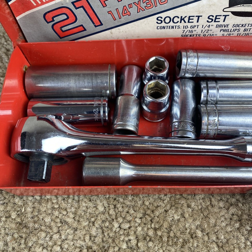Blackhawk 3/8 Ratchet/Socket Set Metric/SAE 18pcs. | eBay