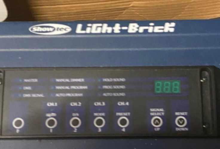 Showtec Light-Brick 4 Channel DMX Dimmer & Switch Pack – 16A | Stage ...