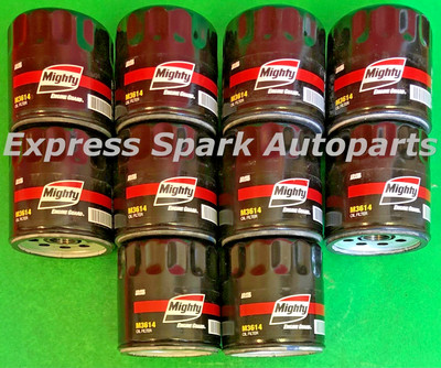 Lot of 10 Engine Oil Filters MIGHTY M3614 For FORD, TOYOTA, LINCOLN ...