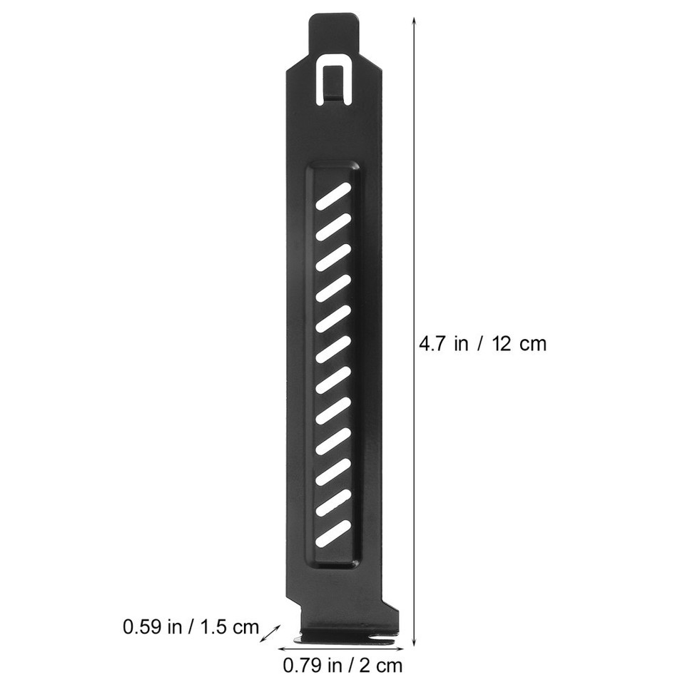 20PCS Computer Chassis Back Slot Cover Stainless Steel Vented PCI Slot ...