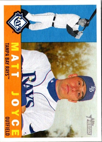2009 Topps Heritage Matt Joyce #171 Tampa Bay Rays Baseball Card | eBay