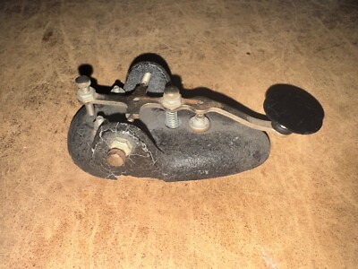 Vintage Antique Morse Code Steam Key Telegraph Sounder ham Apparatus ...