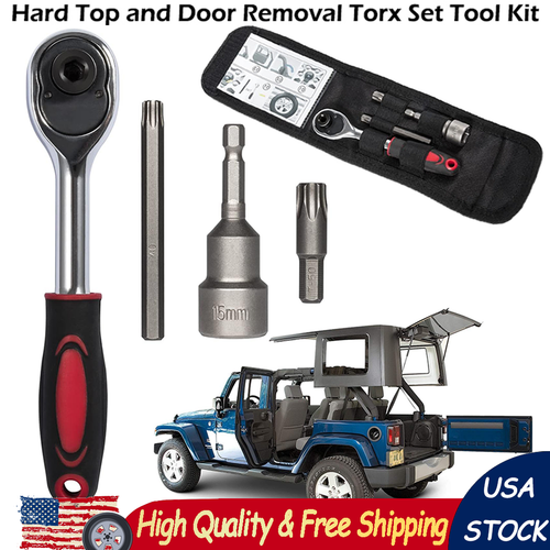 Hard Top & Door Removal Install Torx Set Tool Kit for Jeep Wrangler JK ...