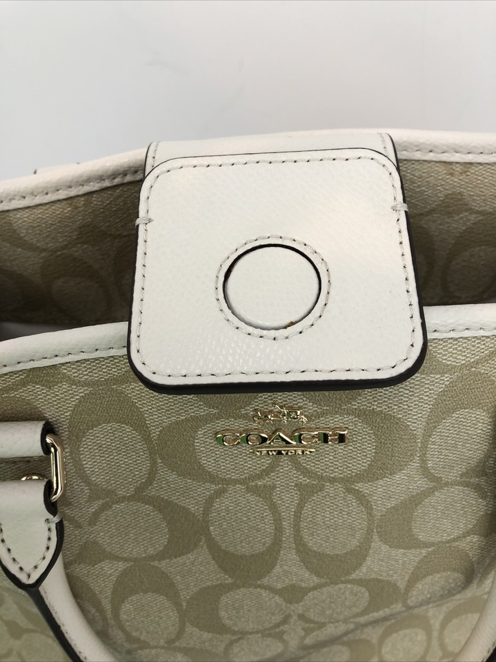 COACH Handbag Signature 2WAY PVC Pristine | eBay