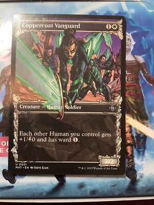 MTG MAT: Coppercoat Vanguard (Creature Human Soldier) Showcase Uncommon ...