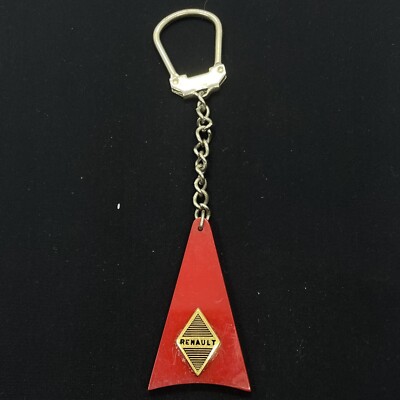 car renault old plastic era red Keychain vintage rare unique | eBay