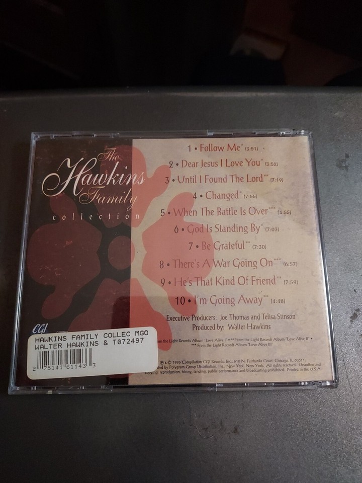 The Hawkins Family Collection by Walter Hawkins & The Hawkins Family ...