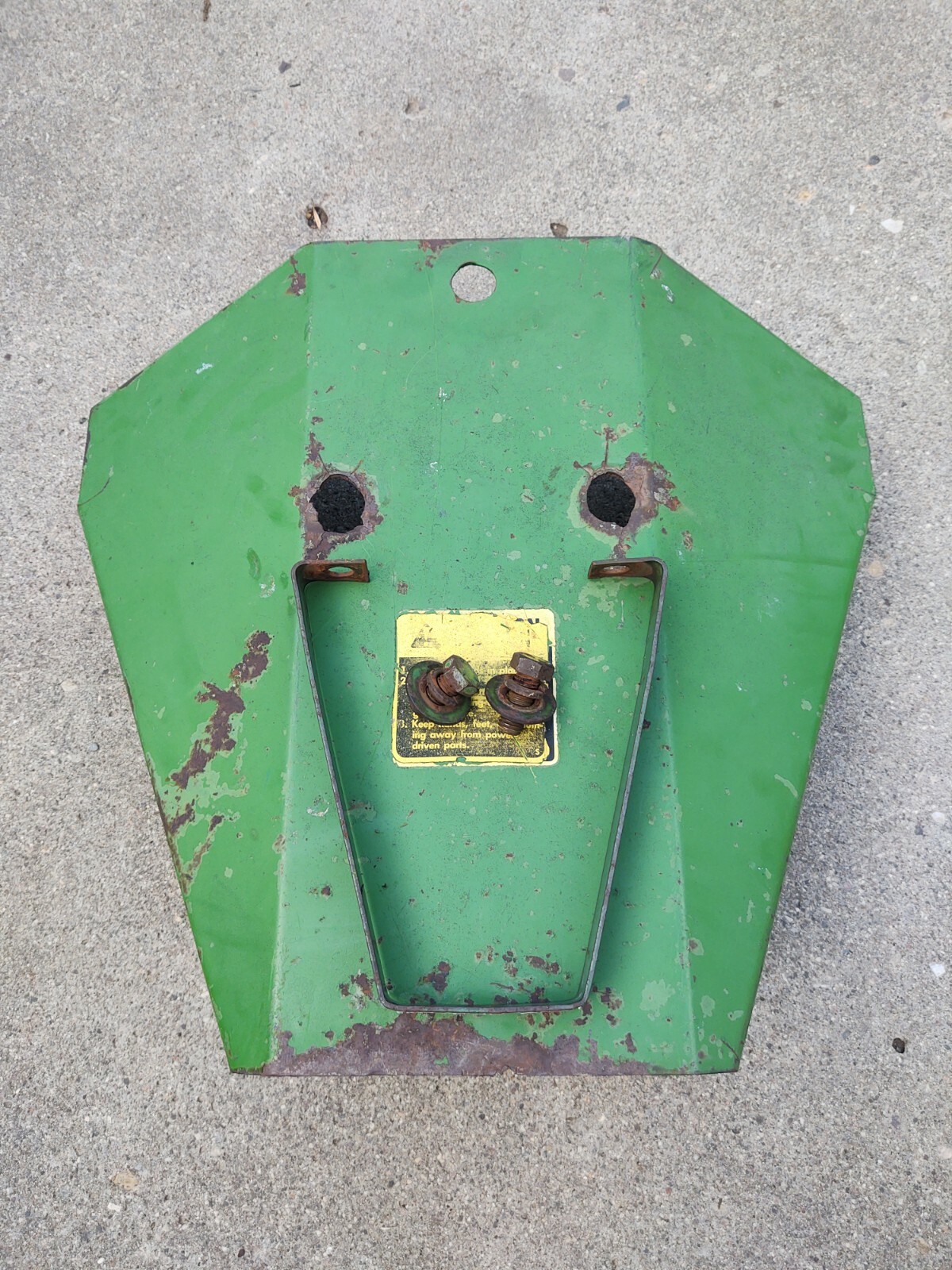 John Deere Model 27 Flail Shredder Gear Box Shield AE36042 w/Hose ...