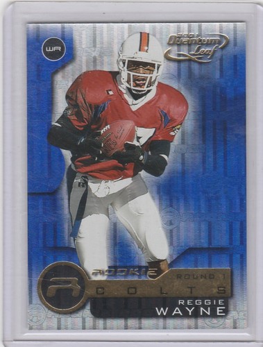 2001 Quantum Leaf #228 Reggie Wayne RC Rookie Card Indianapolis Colts ...