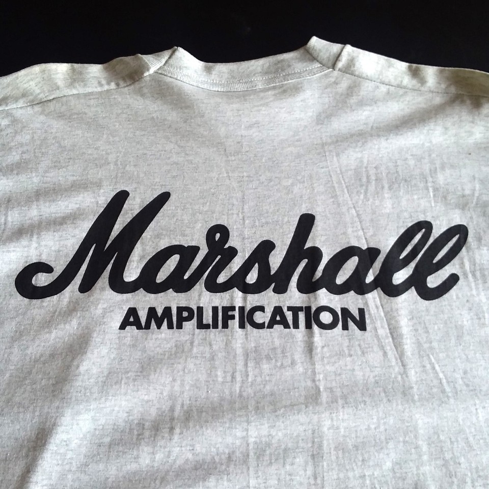 Vintage 90’s Marshall Amplifiers Jim Marshall signed graphic shirt Size ...