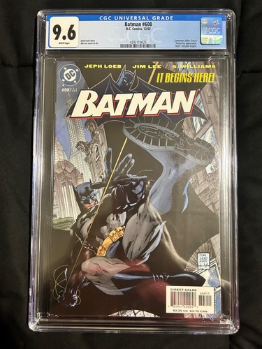 Batman #608 CGC 9.6 White Pages. DC Comics. Hush Storyline Begins | eBay