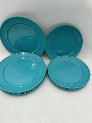 8 PCS MAINSTAYS AMELIA COLLECTION 4) EACH DINNER & SALAD PLATES **READ ...