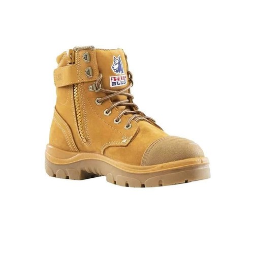 Steel Blue Argyle Zip Safety Steel Toe Scuff Cap 312652 Work Boots ...