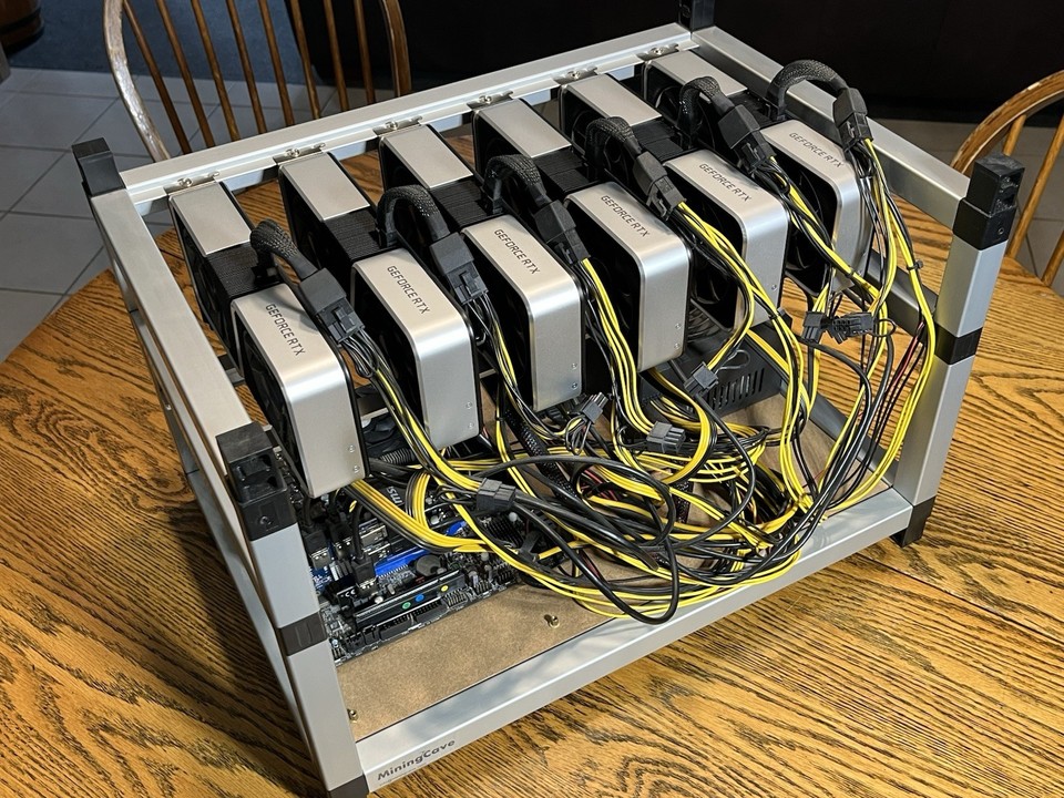 Mining Cave Custom Crypto Mining Rig Kit W/6 3060Ti Founders | eBay