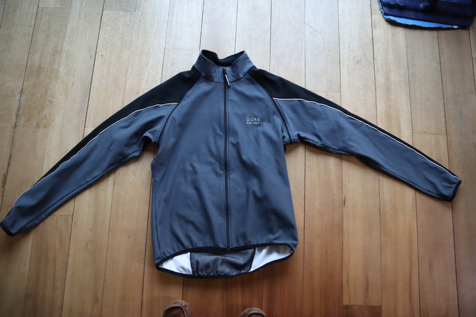 Gray & Black GORE BIKE-WEAR Zip Wind Stopper Convertible Cycling Jacket Large | eBay