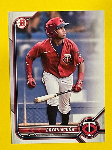 BRYAN ACUNA 2022 Bowman Draft #BD-19 Minnesota Twins | eBay