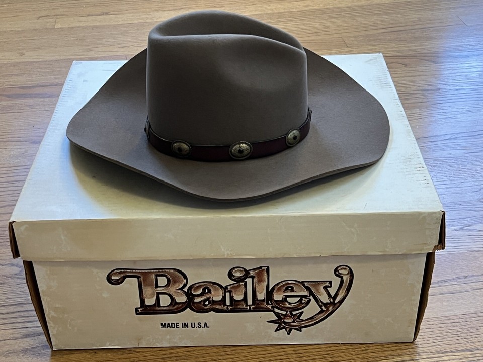 Bailey "Tombstone" Cowboy Hat - Size 7 1/8, Used, Barely Worn | eBay