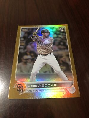 2022 Topps Update Gold Foil #US280 Jose Azocar RC (Padres) *Mint* | eBay