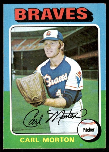 1975 Topps #237 Carl Morton Atlanta Braves Baseball Card | eBay