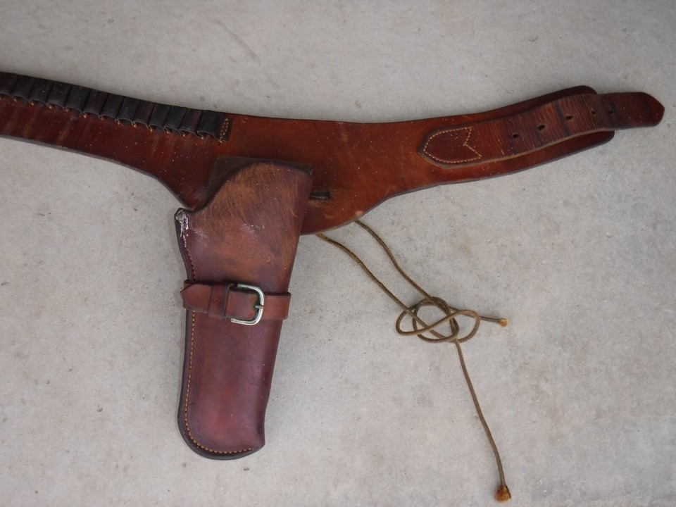 H.H. HEISER LEATHER PISTOL GUN HOLSTER WESTERN COWBOY HOLSTERS GUNS ...