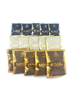 Variety Pack - Black Gourmet Coffee, Café Latte, Gourmet Café Mocha - 5 ...