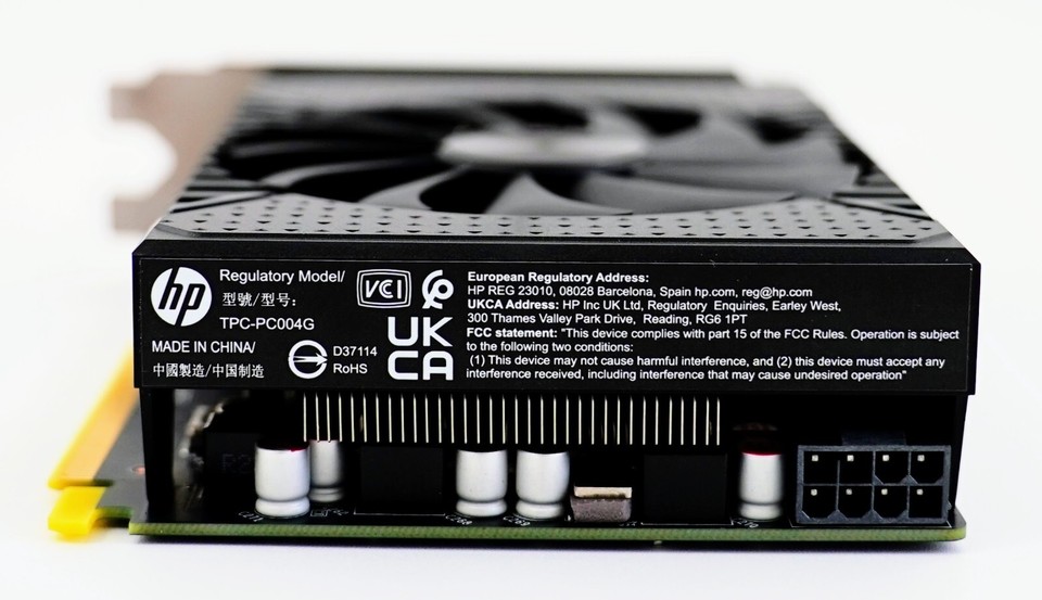 NVIDIA GeForce RTX 4060 8GB GDDR6 Single Fan Graphics Card, HP PN ...