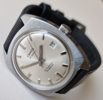 Rare Vintage XXXXXXX Automatic Date Incabloc 25Jewels ETA 2782 Swiss ...
