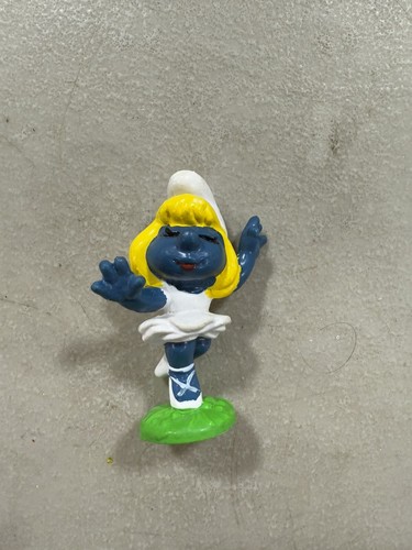 Smurfs 20098 Ballerina Smurfette Dance Smurf Vintage Figure Toy PVC 80s ...