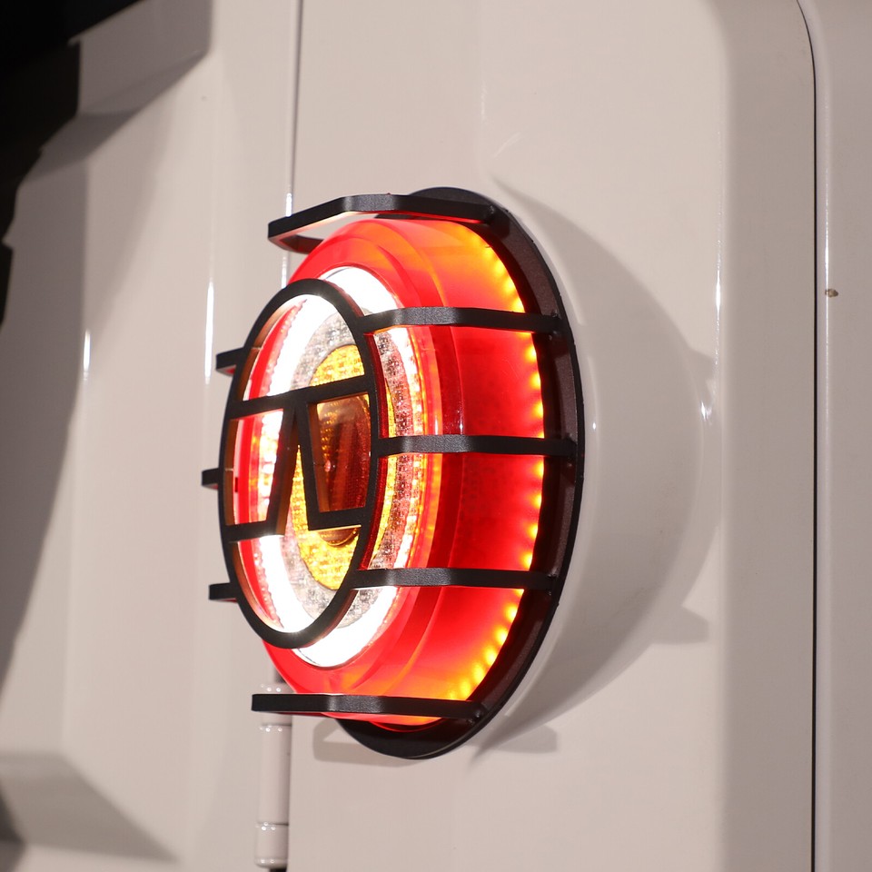 Carbon Steel Car Tail Light Styling Cover Lamp Kit For Ineos Grenadier ...