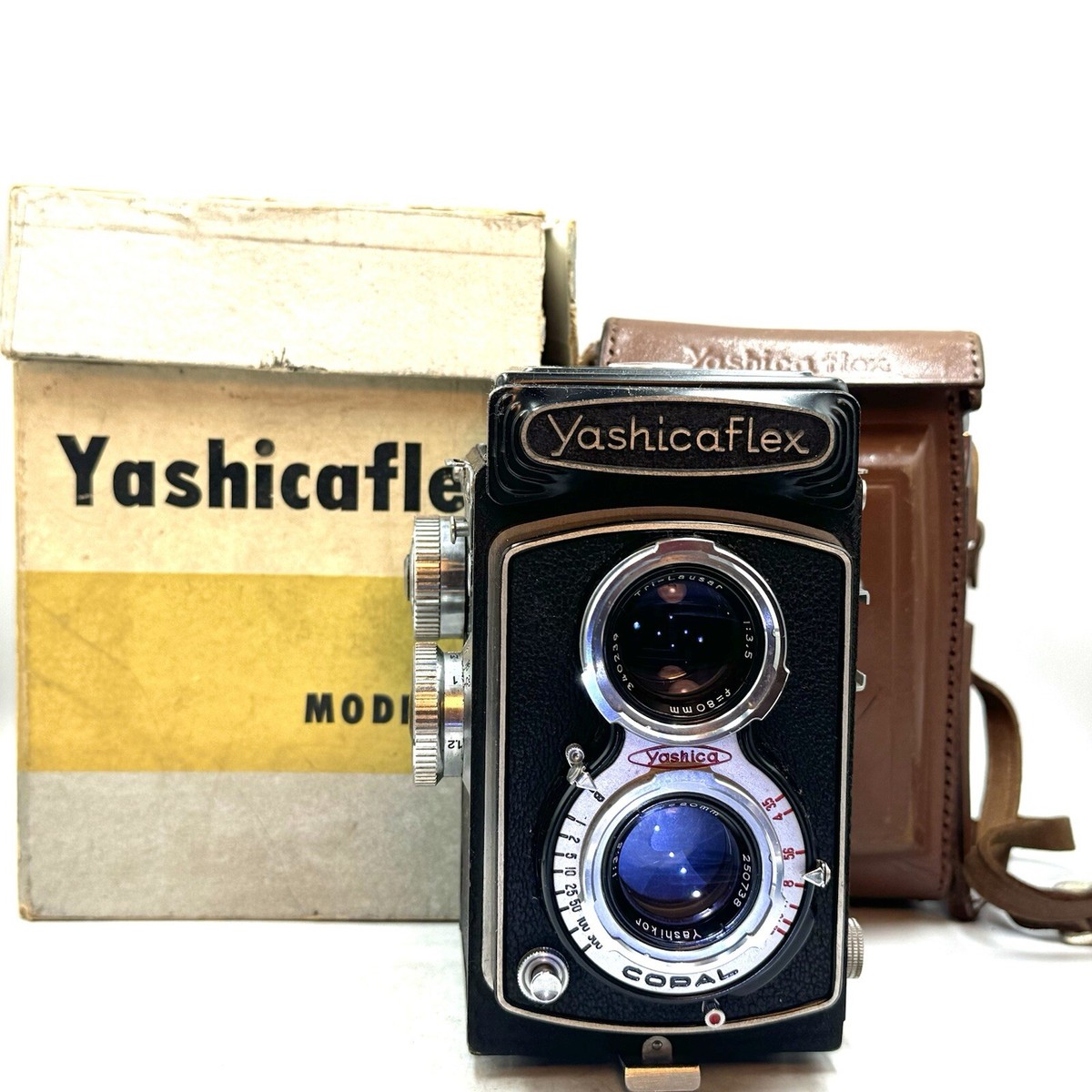 Yashica Mat 124g 6x6 Tlr Camera W Leather Case Neck TLR Cameras,