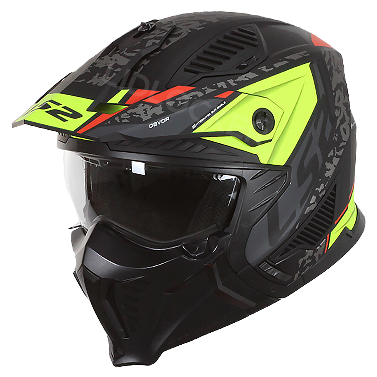 LS2 OF606 DRIFTER DEVOR MODULAR ECE22.06 OPEN FACE MOTORCYCLE BIKE ...