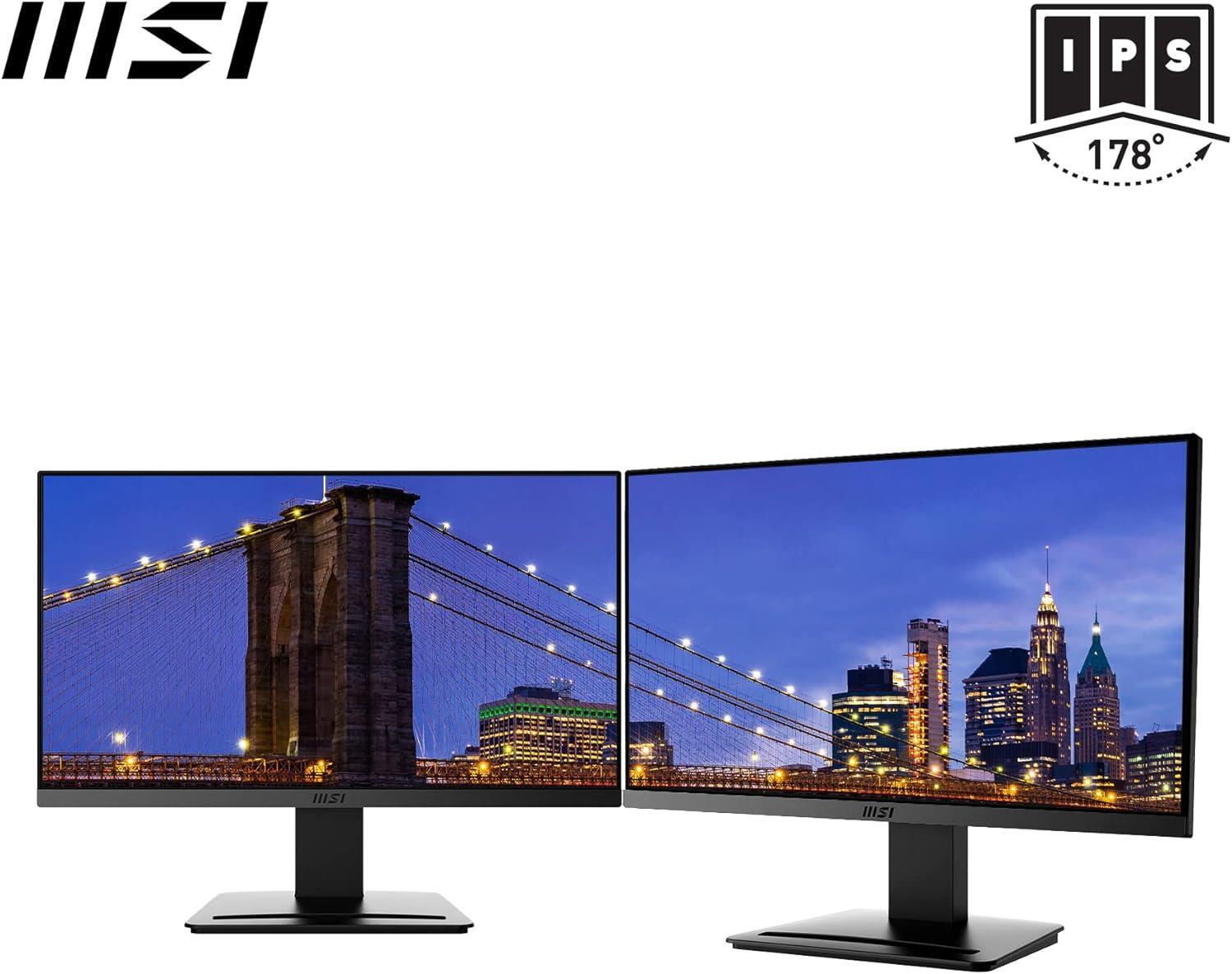 MSI PRO MP223 22.3 Inch Monitor, Full HD (1920 x 1080), 100Hz, VA, 4ms ...
