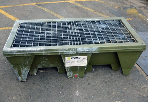 enpac poly Safety Spill Pallet bund 2 Drum In-line 220L 2000kg load ...