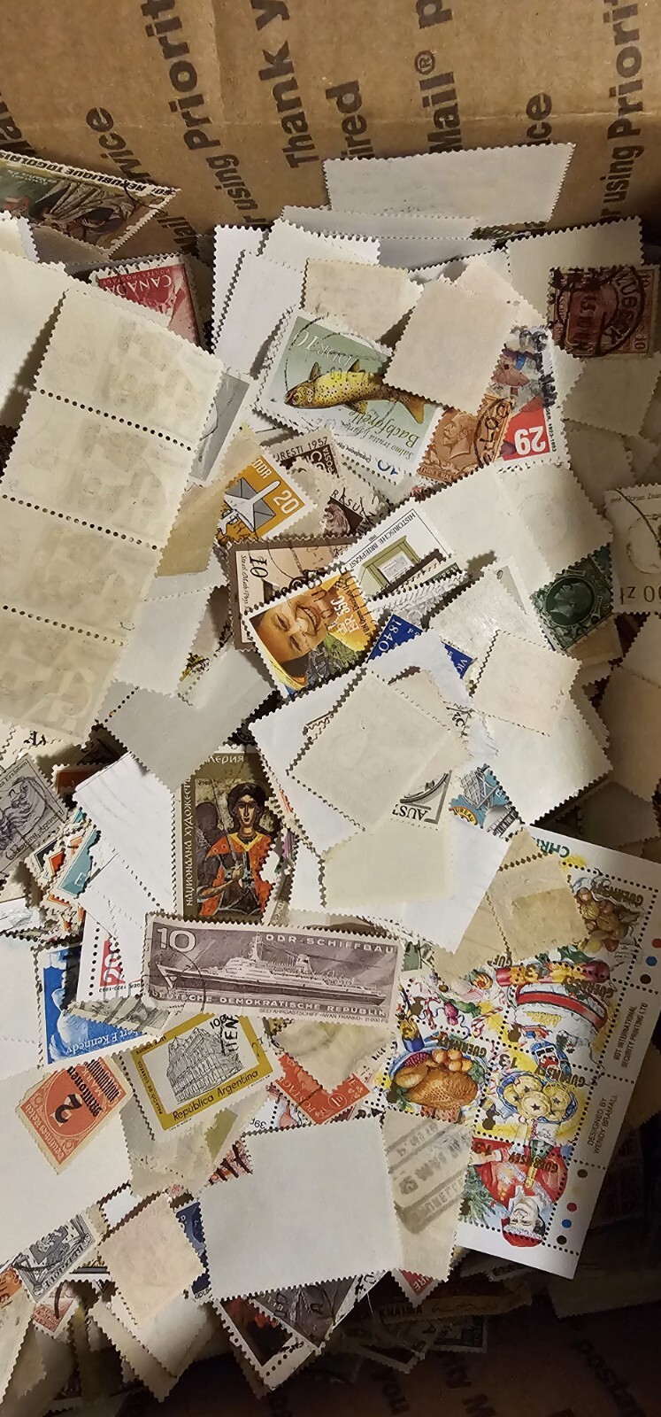 World Wide Premium 3 Oz Stamps. Collection 1000+ Free Shipping; Hoard ...