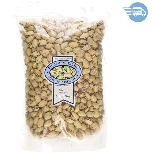 Freshly Roasted 3lb Unsalted In-shell Pistachios - Gluten-Free Gourmet ...