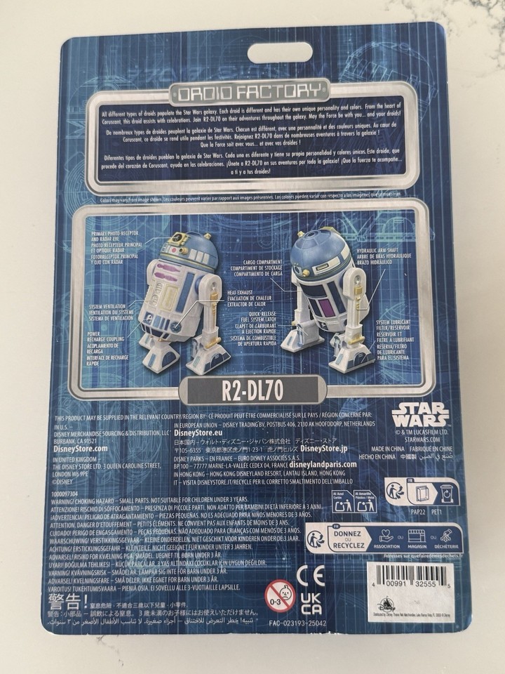 R2-DL70 Disneyland 70th Anniversary Droid Factory Figure - Star Wars | eBay