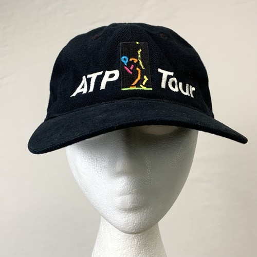 ATP Tour Association Of Tennis Professionals Strapback Hat Cap Black ...