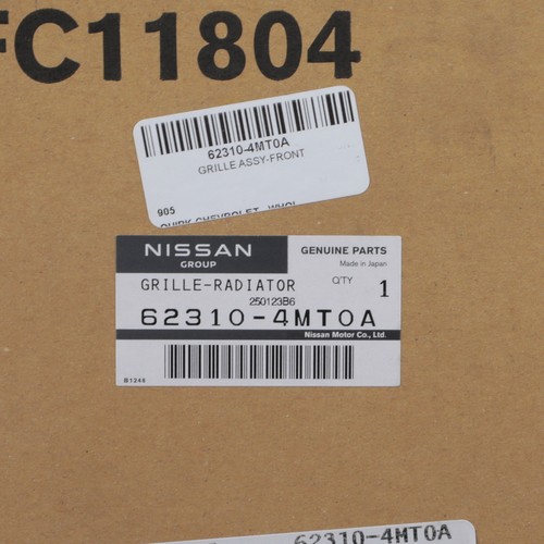 NEW OEM Nissan 2024-2025 Rogue Front Radiator Grille Assembly Black ...