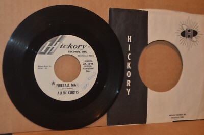 ALLEN CURTIS: FIREBALL MAIL; 1963 HICKORY 1226 VG++ W.L. PROMO ROCKER ...