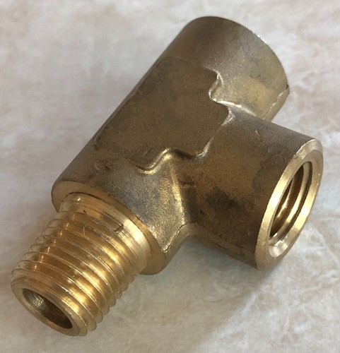 1/4 NPT Brass Street Tee Pipe Fitting | eBay