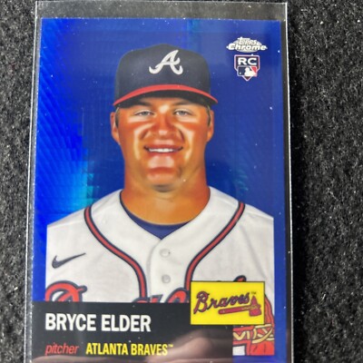 2022 Topps Chrome Platinum Bryce Elder #162 Blue Prism Refractor ...