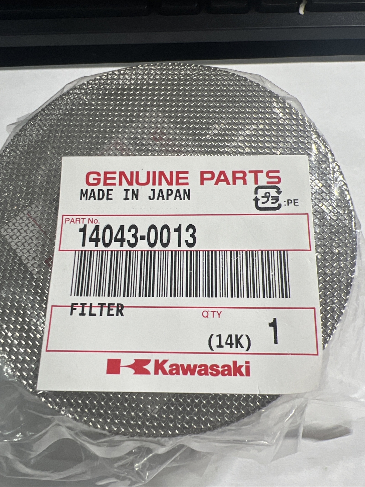 Genuine Kawasaki Filter PN 14043-0013 QUANTITY 4 | eBay