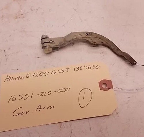 Honda 16551-ZL0-000 Governor Arm. Model GX200. Genuine Honda. OEM USED ...